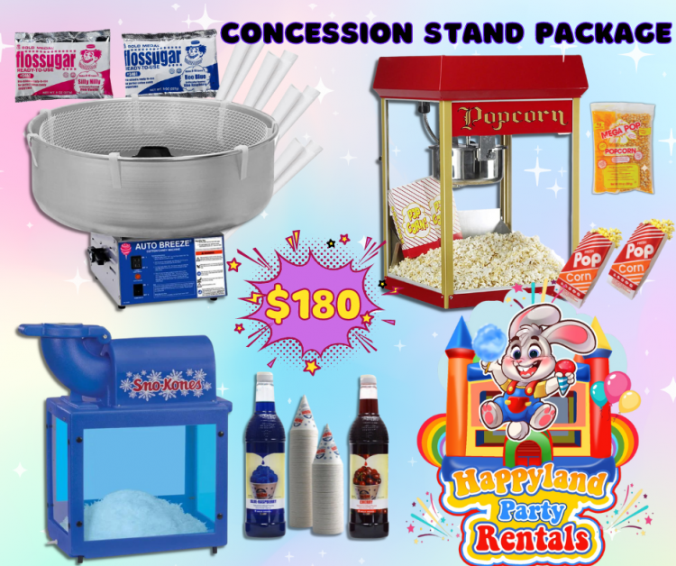 Party Packages | Happyland Party Rentals Clarksville TN