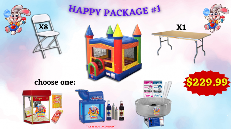 Party Packages | Happyland Party Rentals Clarksville TN
